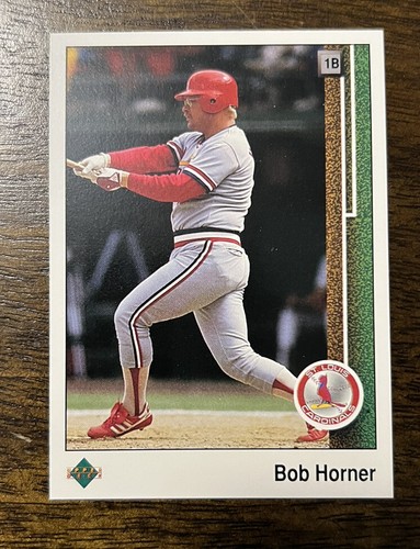 1989 Upper Deck Bob Horner Baseball Cards #125 | eBay