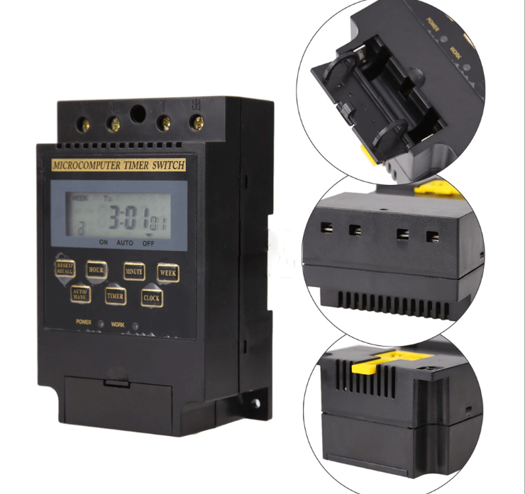 KG316T Programmable 220V Digital LCD Microcomputer Power Supply Timer ...