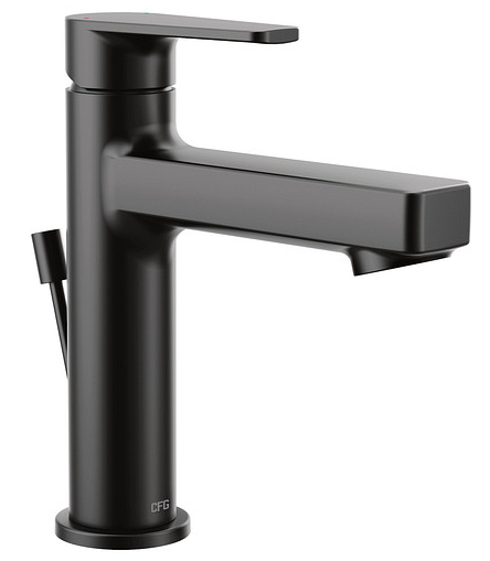 CFG by Moen 40051BL Slate 1-Hole Single-Handle Bathroom Faucet Matte ...