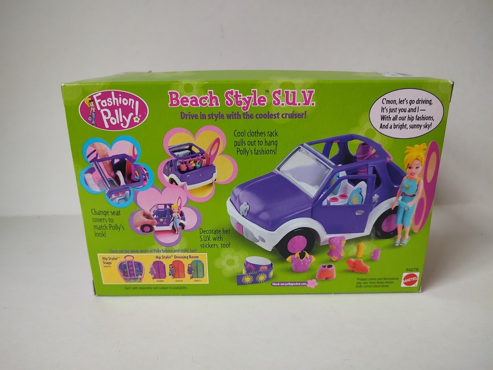 Mattel Polly Pocket Beach Style SUV 54278 sealed | eBay