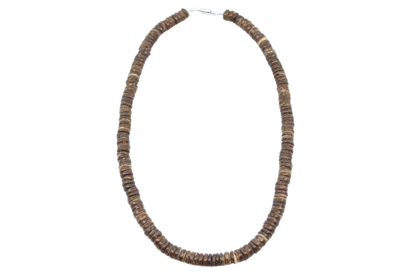 Coconut Shell Necklace (Thick) - 18", Brown Coconut Shell, Hawaiian ...
