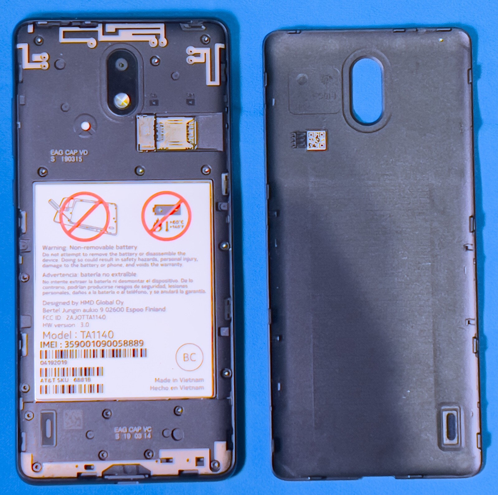 Nokia TA1140 3.1 A 32GB 2GB RAM AT&T (BLACK) Android 9.0 - Almost ...