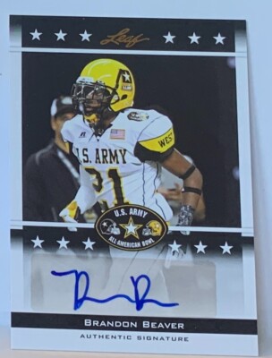 Brandon Beaver 2012 Leaf All American Bowl Autograph | eBay