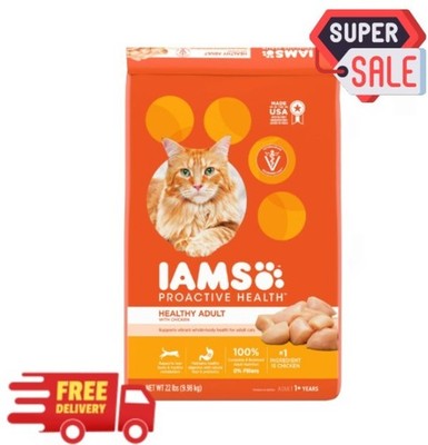 IAMS ProActive Health Adult Healthy Dry Cat Food with Chicken Cat ...
