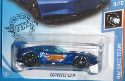 2019 HOT WHEELS Chevrolet Corvette C7.R Col. #193/250 HW RACE TEAM Blue ...
