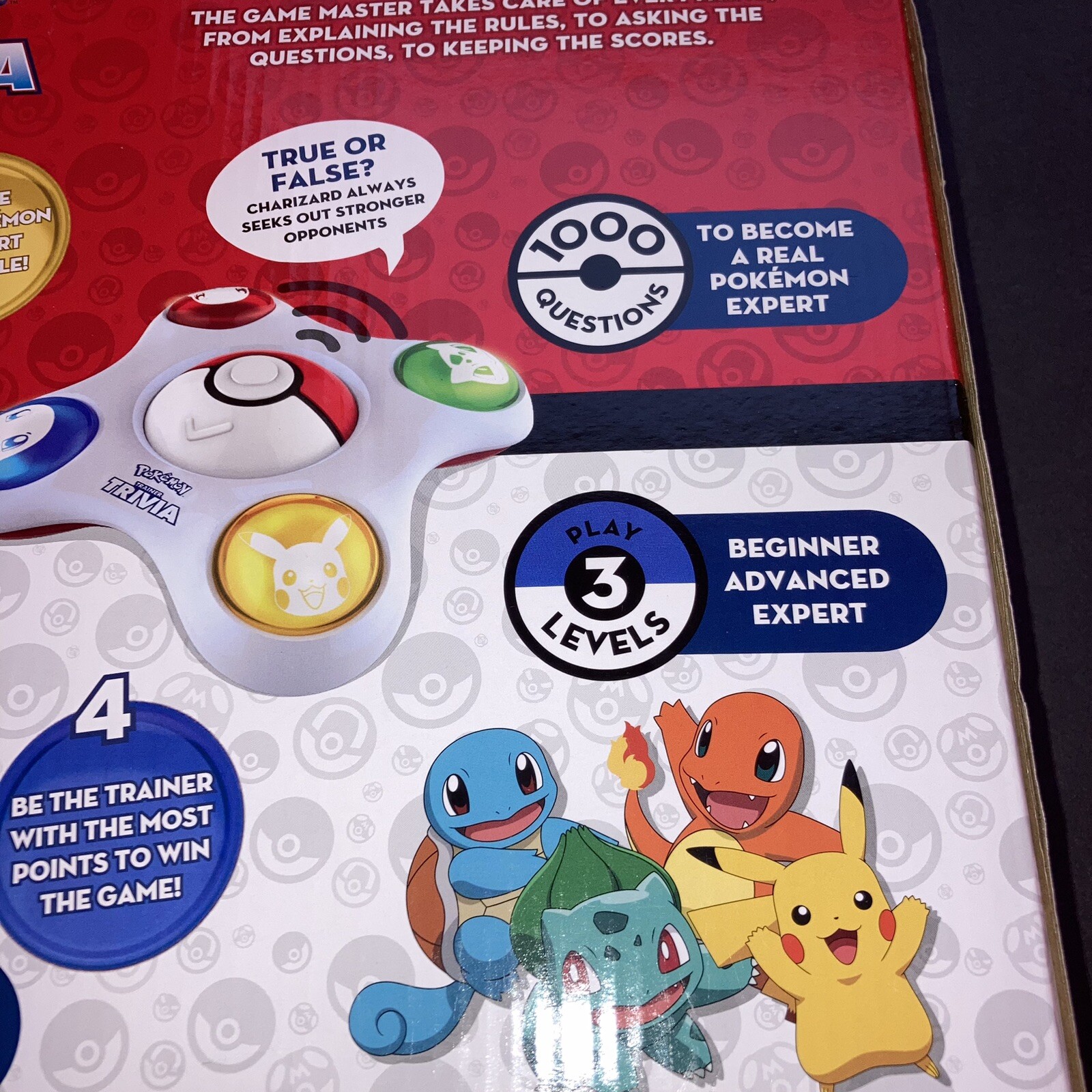 Pokemon Trainer Handheld Trivia Game Electronic 1000 Questions Pikachu ...