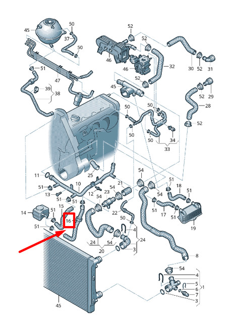 Audi A3 8P 1.9TDi Oil Cooler Pipe Hose 1K0121096AB for sale online | eBay