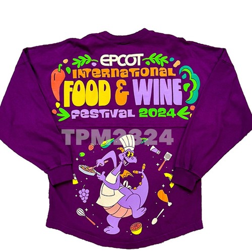2024 Disney Parks Epcot Food & Wine Festival Chef Figment Spirit Jersey ...