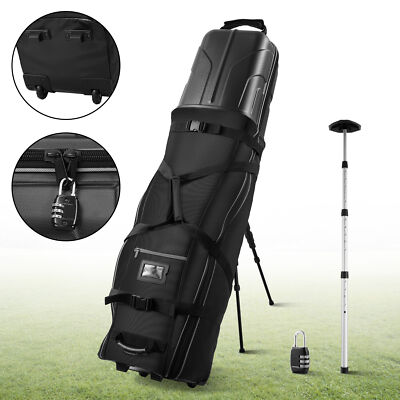 Hard Shell Golf Travel Bag with Wheels, Lightweight Golf Club Travel ...