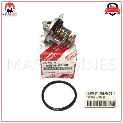 90916-03100 & 16346-50010 GENUINE THERMOSTAT W/GASKET 2UZ-FE LAND ...