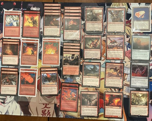MTG RED 42 Card Dragon deck: Mythic, Rare, Non-basic Land ; Destroy ...