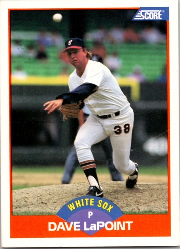 Dave LaPoint Chicago White Sox 1989 Score #384 | eBay