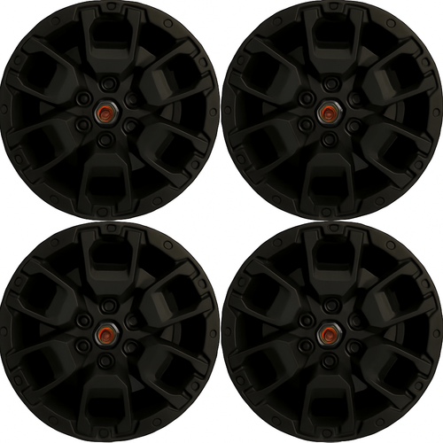 17" NISSAN FRONTIER SATIN BLACK EXCHANGE WHEELS RIMS FACTORY OEM 62834 ...
