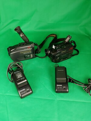 2 X Panasonic Palmcorder X20/12 Digital Zoom PV-42/IQ - FOR PARTS NOT ...