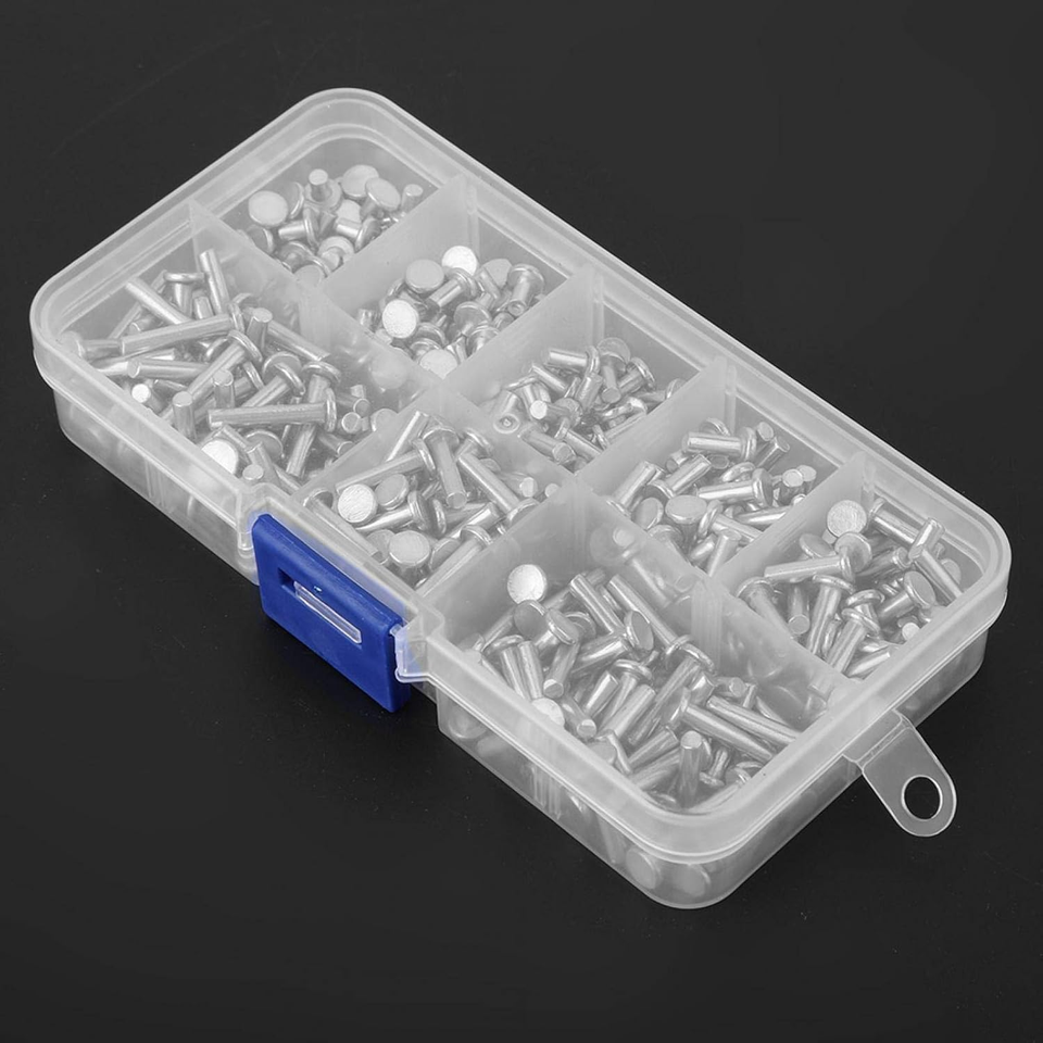 Solid Aluminum Rivet, Rivet Set, Solid Rivets Assortment Hammer Tools ...