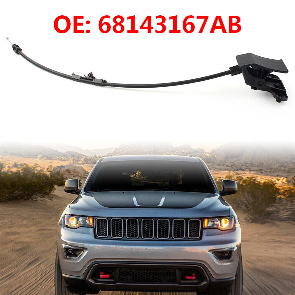 Outside Hood Mounted Release Handle For Jeep Cherokee 2014-2018 ...