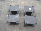4 Large Vibratory Plate Compactor Rubber Isolator Shock Mount Black 8 ...