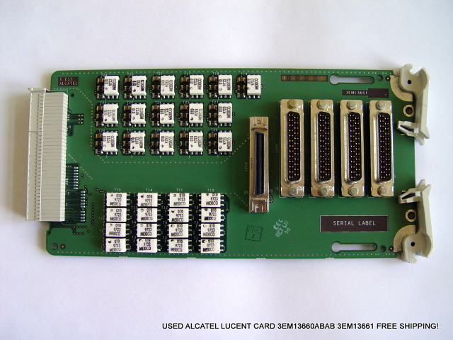 USED ALCATEL LUCENT CARD 3EM13660ABAB 3EM13661 FREE SHIPPING! | eBay