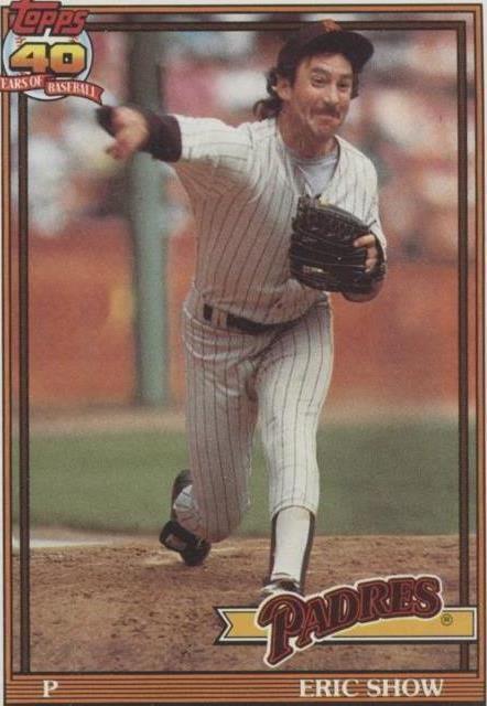 1991 Topps - Eric Show #613 for sale online | eBay