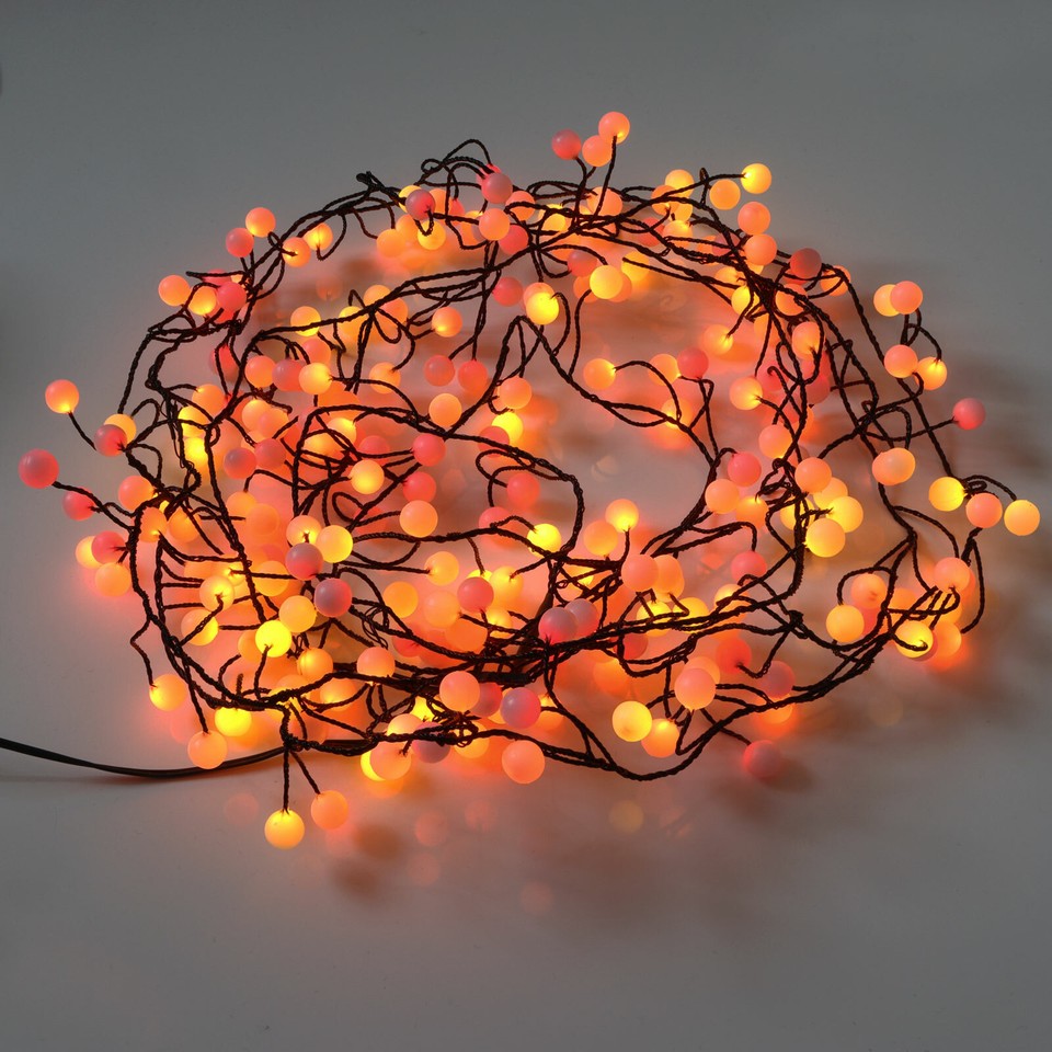 Qbis Fireplace Sunset LED Display Fairy Lights-Red, Orange, Yellow ...