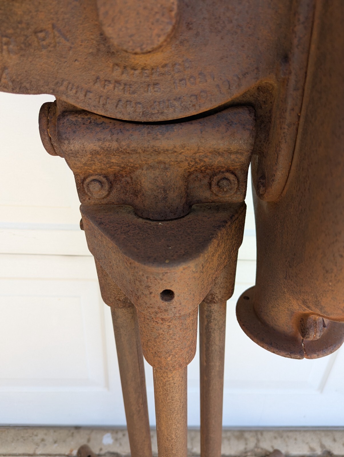 ANTIQUE Champion No. 400 Forge Blower Hand Crank Blacksmith Coal ...