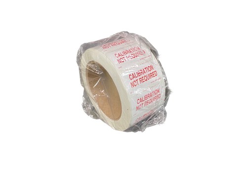 GMP LABELING 1” x 2” “Calibration Not Required” Labels S183 (1000/pk ...