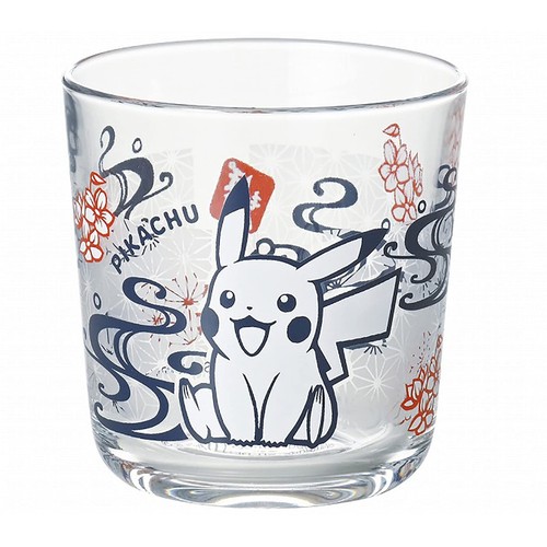 Kaneshotouki 140161 Pokemon Pikachu Glass Cup Tumbler 3.1 inches (8 cm ...