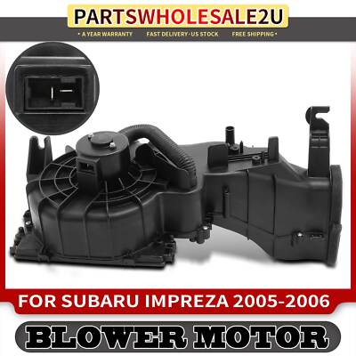 HVAC Heater Blower Motor with Fan Cage for Subaru Impreza 2004 2005 ...