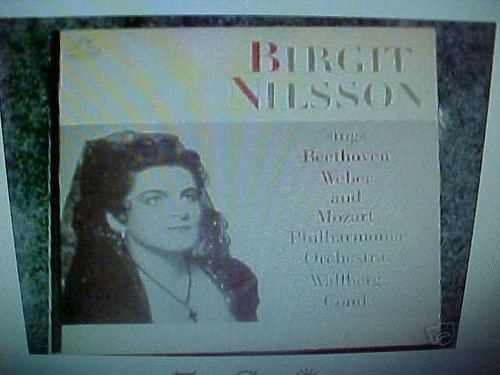 BIRGIT NILSSON SINGS WEBER BEETHOVEN MOZART NM ANGEL | eBay