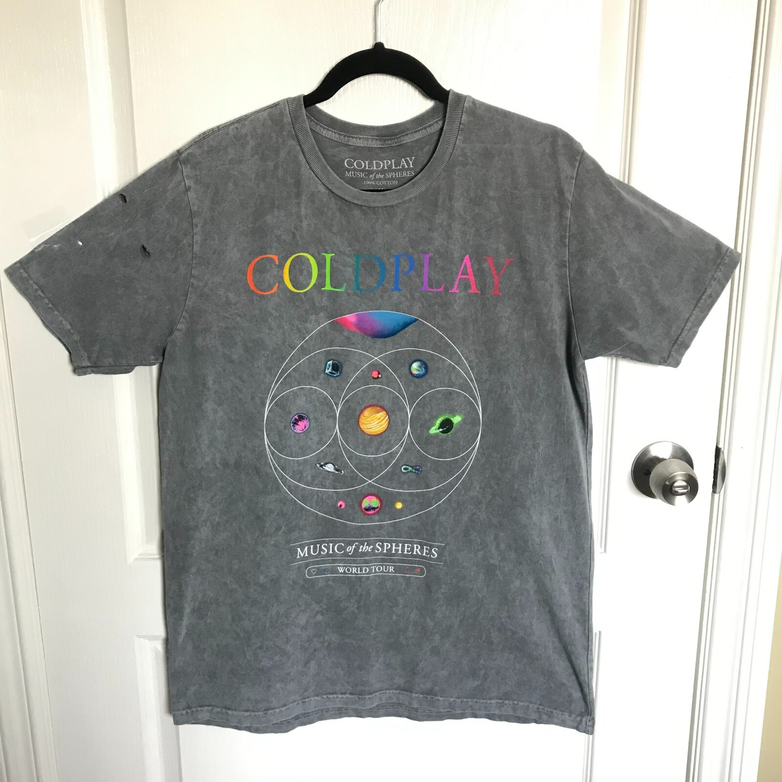 COLDPLAY MUSIC OF THE SPHERES WORLD TOUR SHIRT CONCER… - Gem
