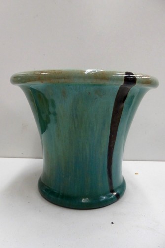WG BENNETT VASE JARDINERE ART DECO DRIP GLAZE AUSTRALIAN POTTERY ...