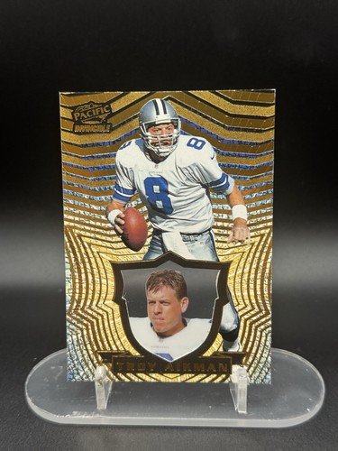 TROY AIKMAN - 1997 Invincible Gold #36 - Pacific Trading Cards ...