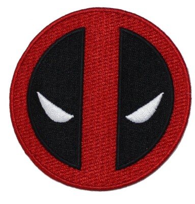 Large Extreme Deadpool Patch 4" Logo Sew Ironed On Badge Embroidery ...