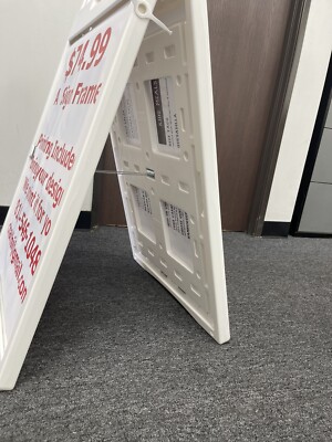 Custom REPLACEMENT SIGN A-Frame Sidewalk Sign replaceable Board 22.5' X ...