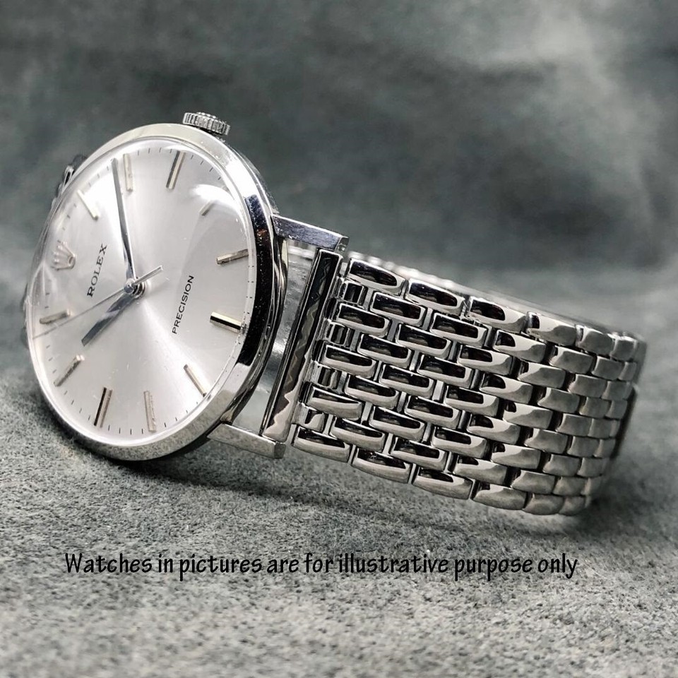 9 Row Beads of Rice Bracelet 18mm,19mm,20mm,22mm S.Steel for Vintage ...