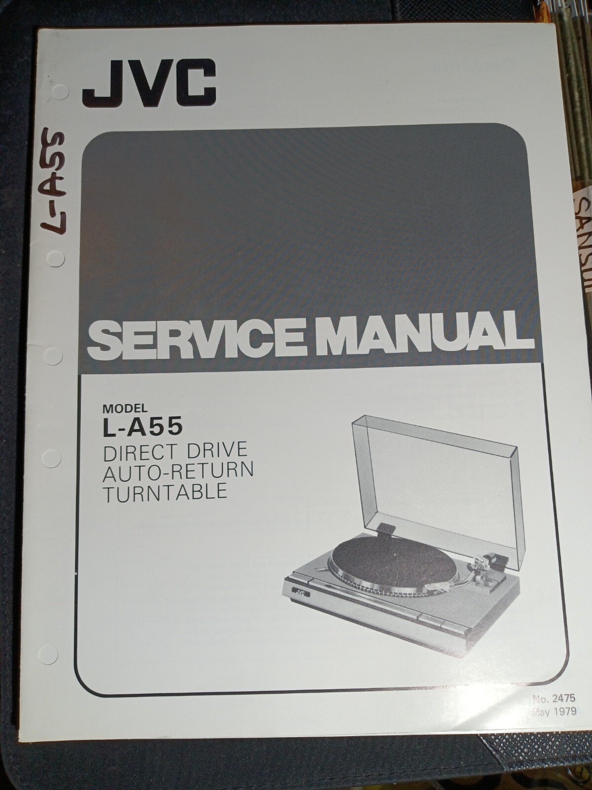 JVC L-A55 Direct Drive Auto Return Record Turntable "untested" for sale ...