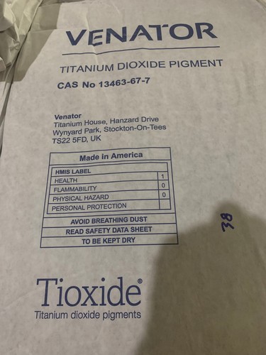 Venator TITANIUM DIOXIDE Pigment 50 Pound Tioxide TI02 | eBay