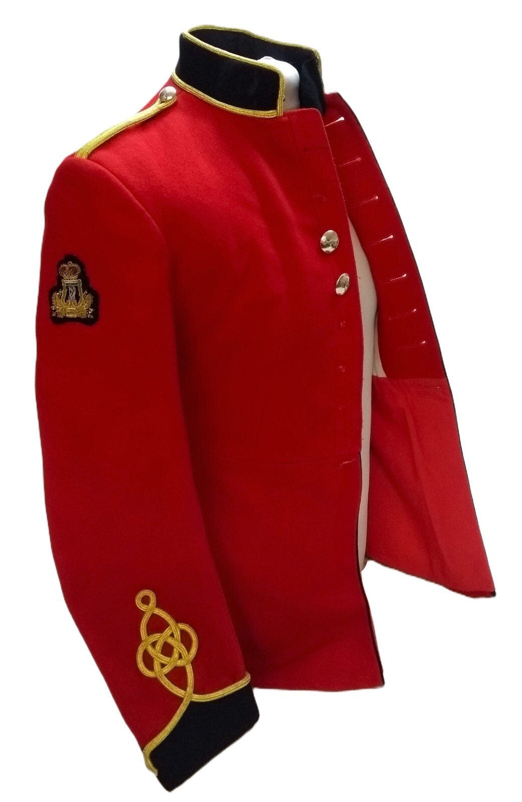 Army Red Tunic British Ceremonial Uniform Jacket Royal Corps of Signals ...