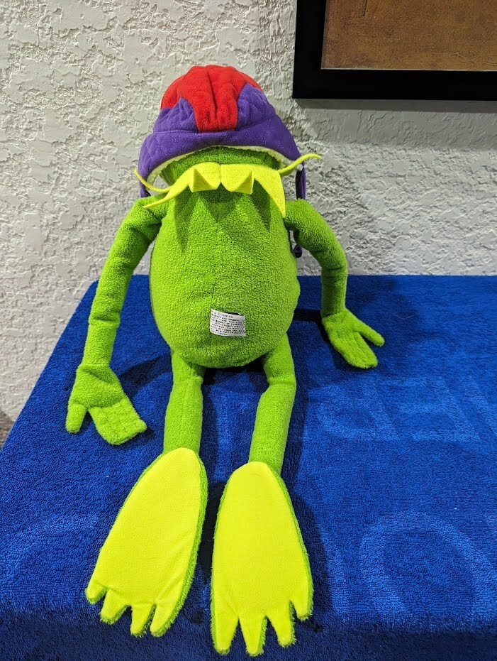 Vintage 25" Kermit The Frog Plush Macy's Jim Henson's Puppets With ...