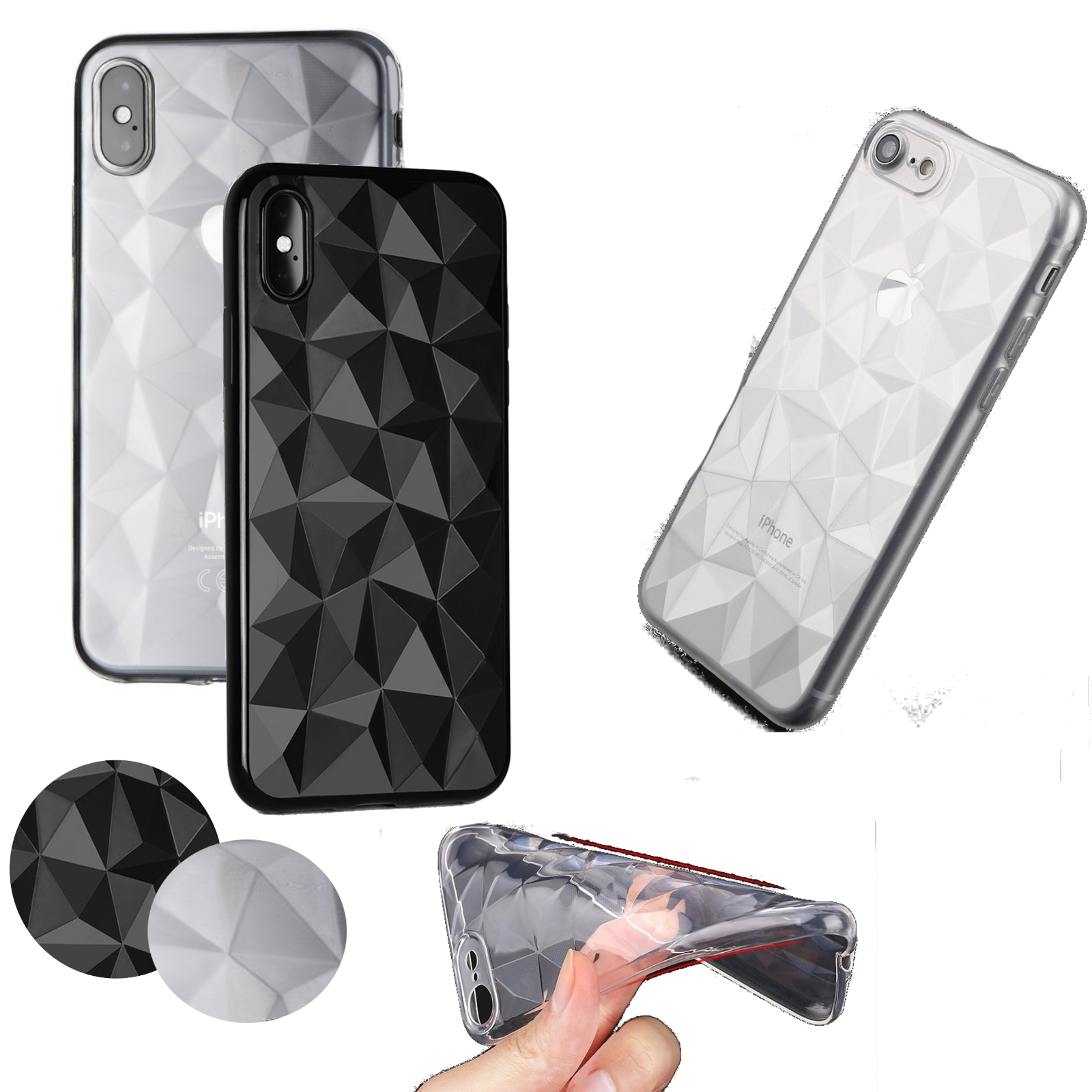 ^ PRISM Prisma Bumper Schutzhülle Handy Etui Schale Case Cover Rot LG ...