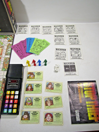 Vintage Parker Brothers Stop Thief Board Game Electronic Cops and ...