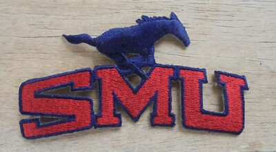 SMU-MUSTANGS NCAA COLLEGE VINTAGE 4x 2" MASCOT LOGO TEAM PATCH | eBay