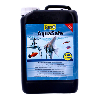 Tetra Aquasafe 5l 5 Litre Fish Tank Tap Safe Water Conditioner ...