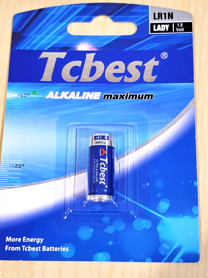 1 x Tcbest E90 N size LR1 batteries 1.5V Alkaline Lady MN9100 AM5 E90 ...