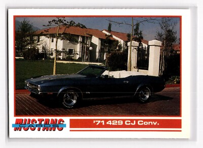 1992 Performance Years Mustang Cards '71 429 CJ Conv #45 | eBay