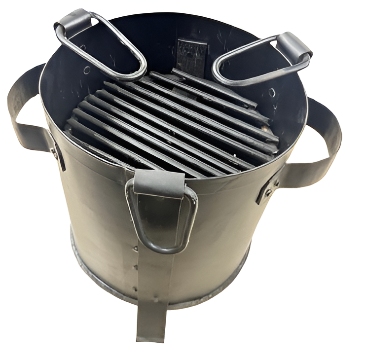 Traditional Iron Chulha Outdoor Camping Stove Bbq Angethi D24xh28 ...