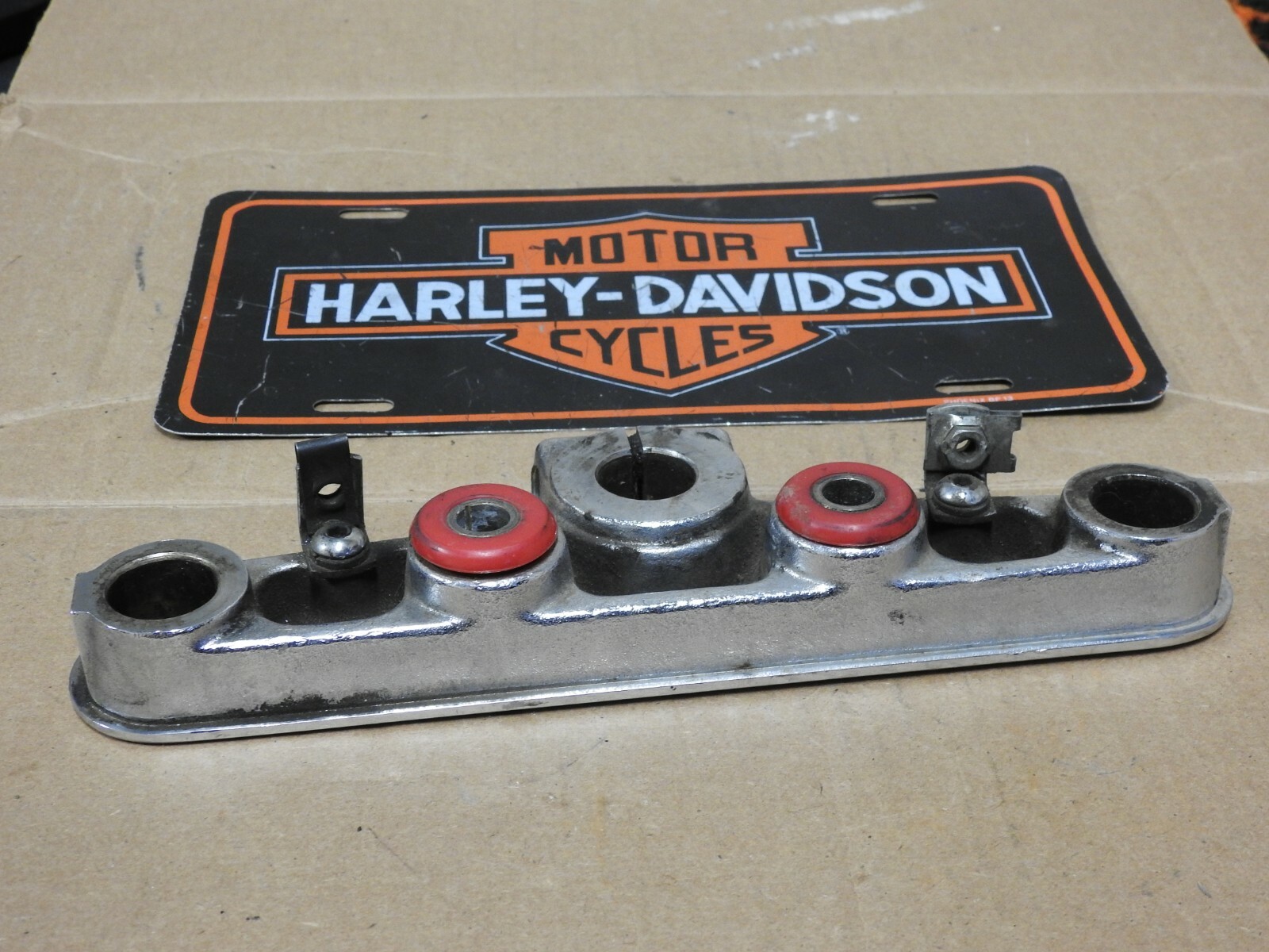 HARLEY EVO SOFTAIL FLST CHROME TOP TRIPLE TREE 1987-1999 FLSTF FLSTC | eBay