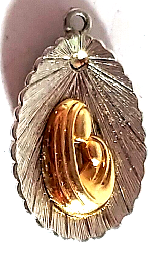 Vtg SARAH COVENTRY Two-Tone MADONNA & CHILD #2 Charm/Pendant, 6.41g | eBay