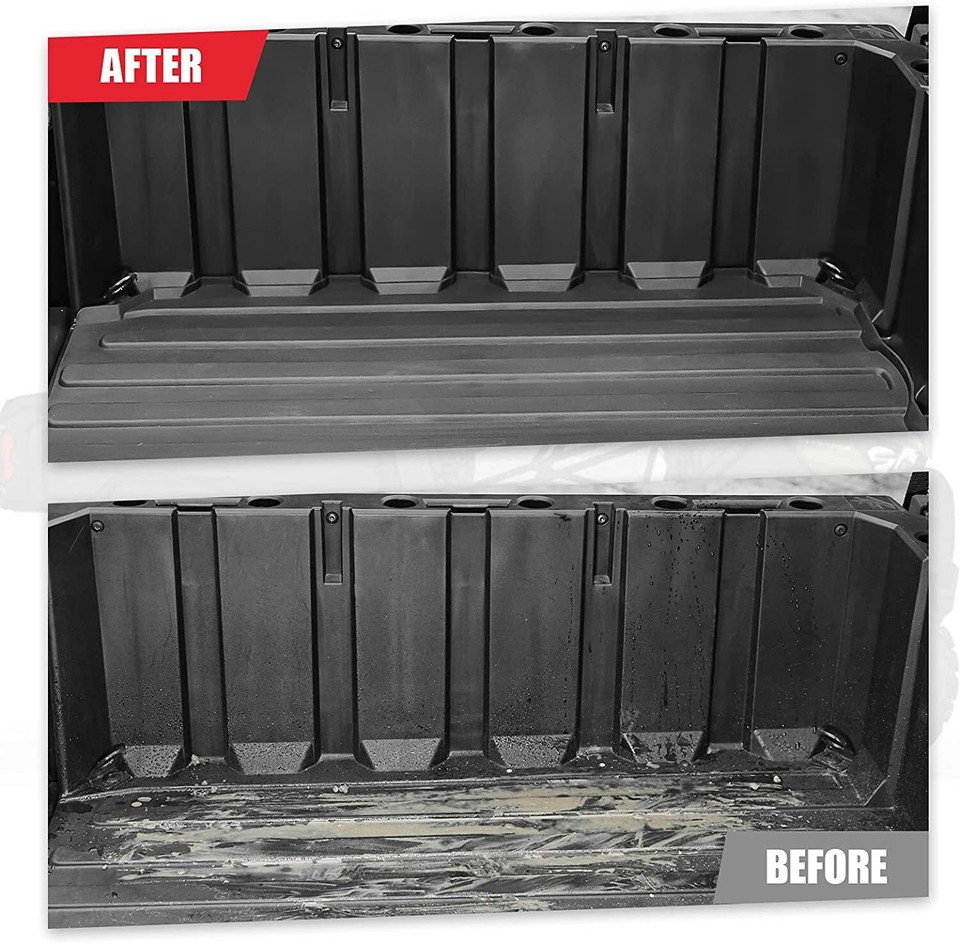 KEMIMOTO Rear Liner Mat Cargo Bed Mat for Polaris Ranger Crew XP 1000 ...