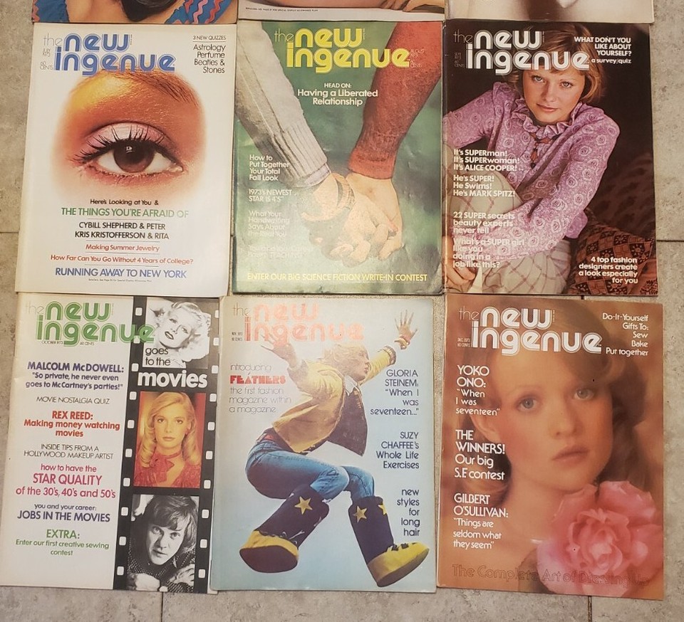 THE New Ingenue Magazine 1973 All 12 Issues | eBay